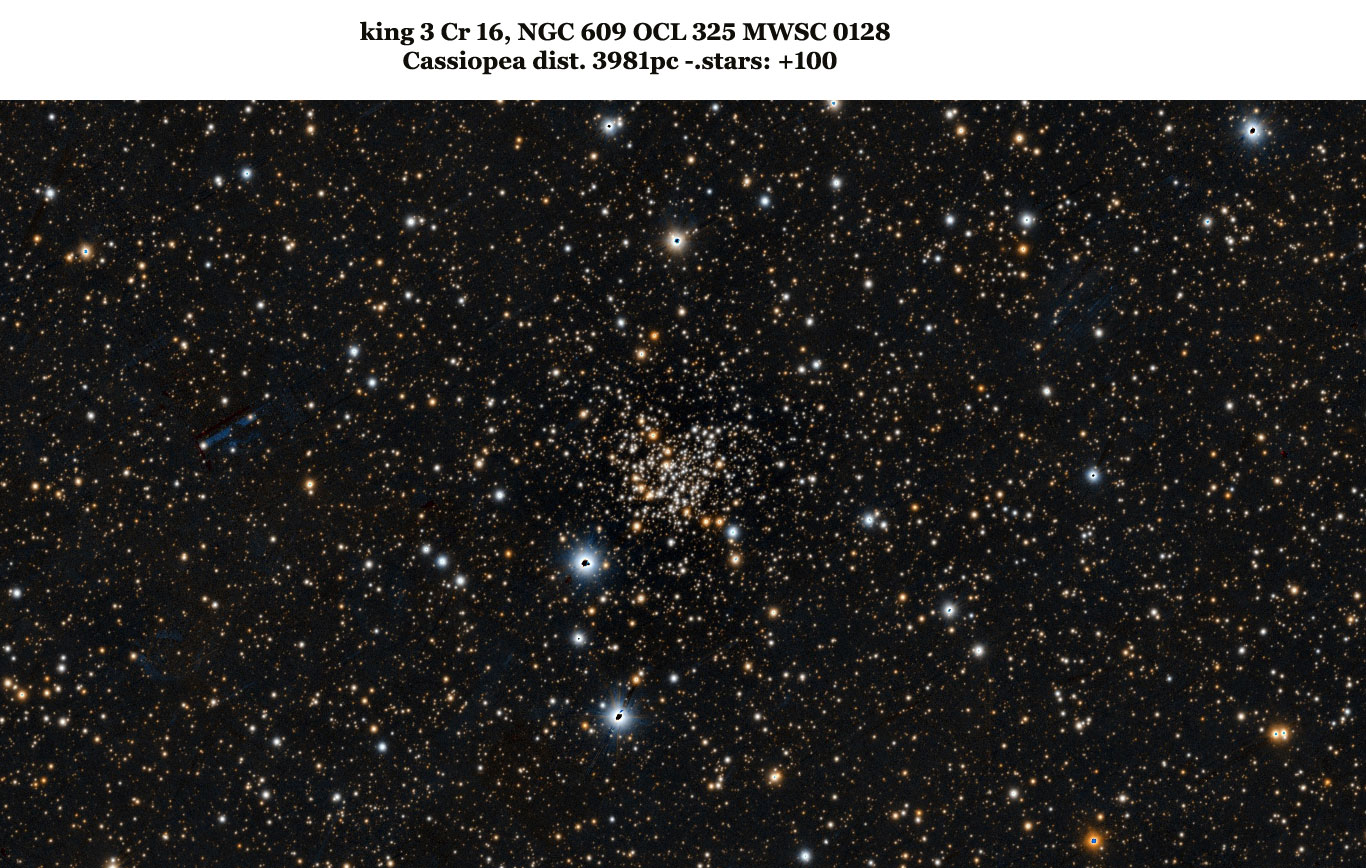 Astrocatalogo KING de Cumulos Estelares Abiertos / Open Star Clusters ...