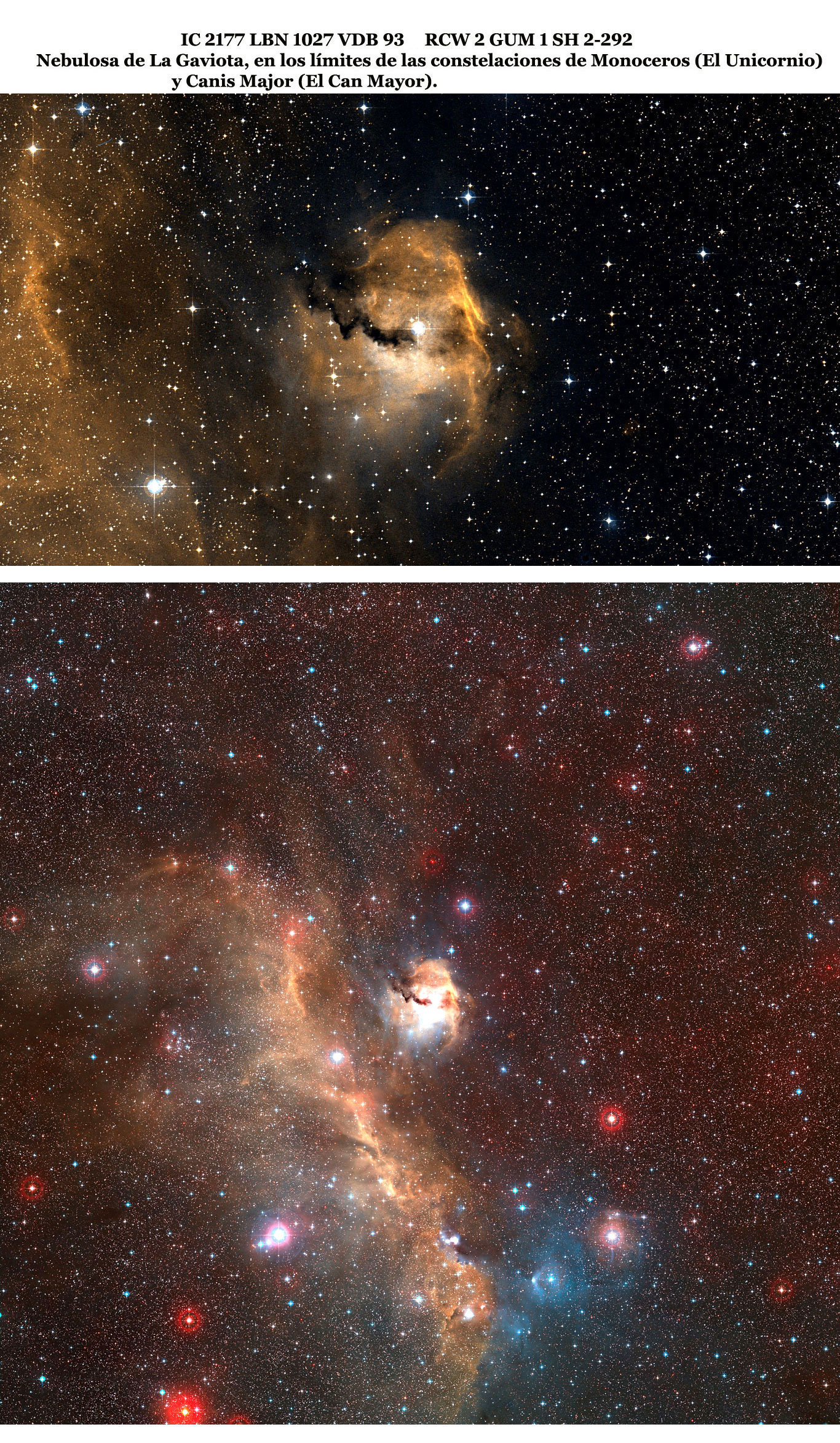 ASTRONOMIA DE YAVEl Catálogo Sharples de Nebulosas de los Cielos